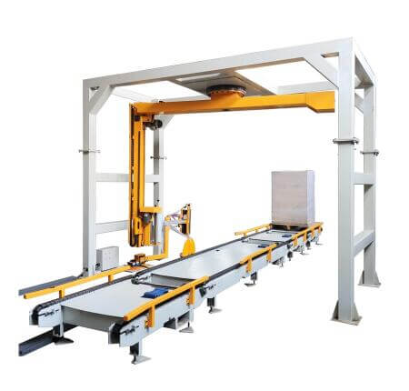 Rotary Arm Pallet Wrapper - Pallet inverter